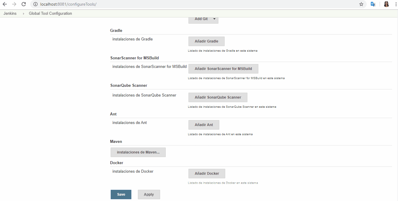 Aplica la etapa Scan para la construcción de una pipeline en Jenkins
